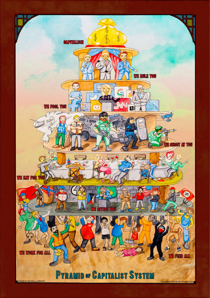 Capitalist Pyramid Poster by Luna! - Banyan House